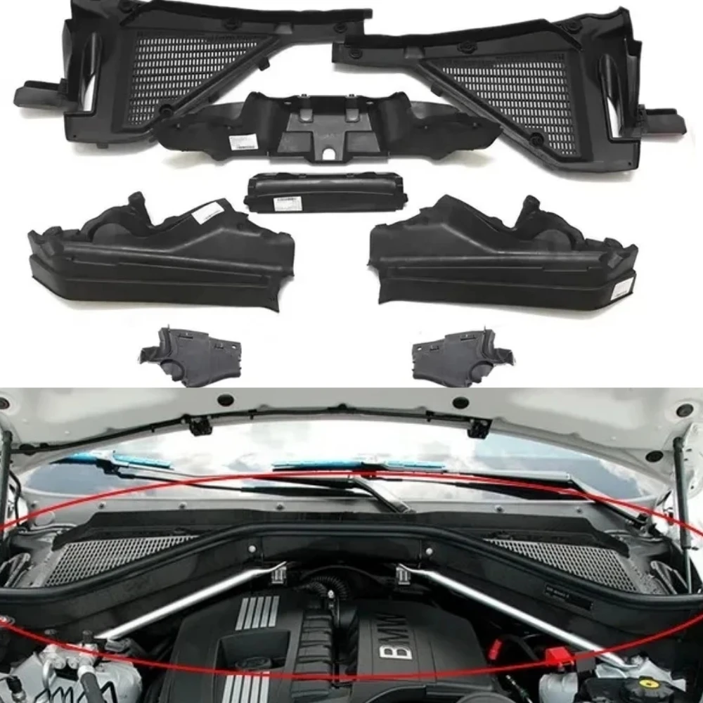 Engine-heat-shield-firewall-compartment-partition-For-BMW-X5-X6-E70-E71 ...