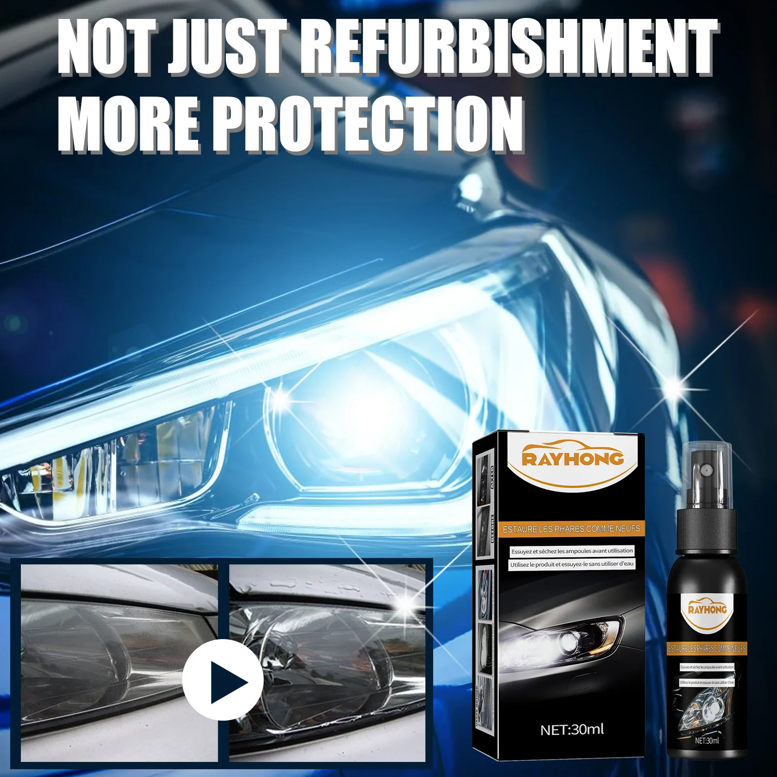 Car-Headlight-Restoration-Polishing-Kits-Headlamp-Scratch-Remover ...