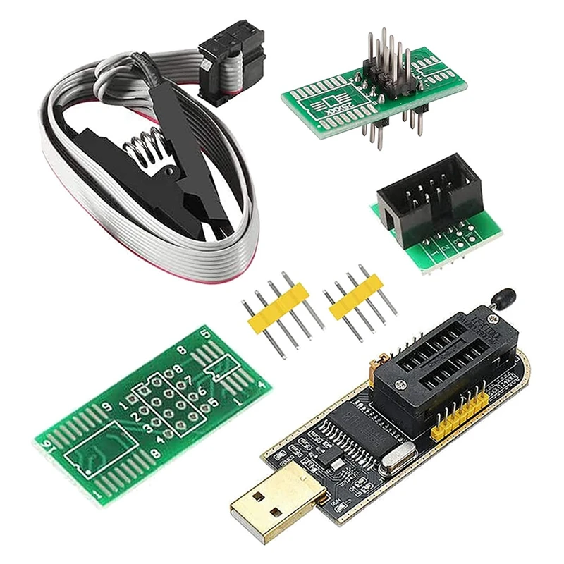 Top-Deals-SOIC8-SOP8-Flash-Chip-IC-CH341A-USB-Programmer-Flash-BIOS ...