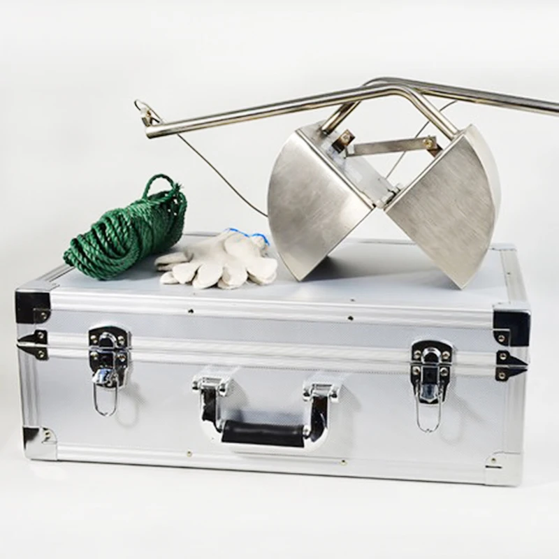 ETC-200-sludge-sampler-stainless-steel-box-mud-dredging-lake-bottom ...