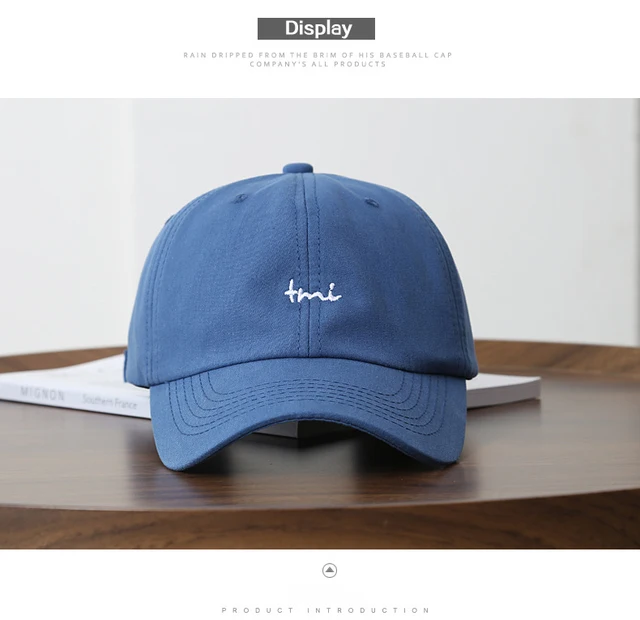 Letter Embroidered Caps Men Women Baseball Cap Letter B