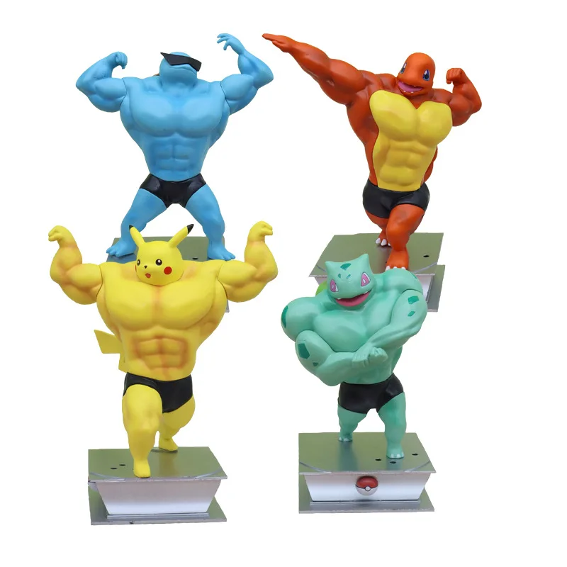 Muscle Man Action Figure Toys | Figure Pokemon Anime Muscle ...