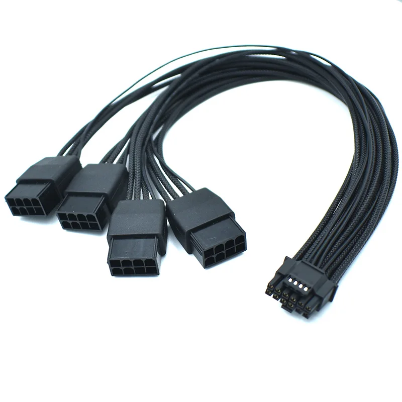 30cm-4x8pin-PCI-e-to-16Pin-12-4-PCI-e-5-0-12VHPWR-Connectors-16P ...