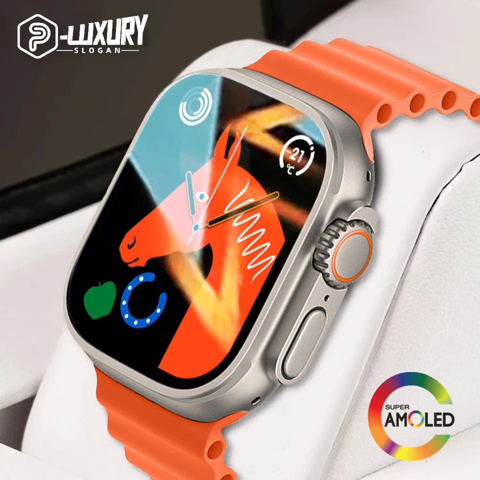 Ultra Series 8 NFC Smartwatch para homens e mulheres, GPS, chamadas ...