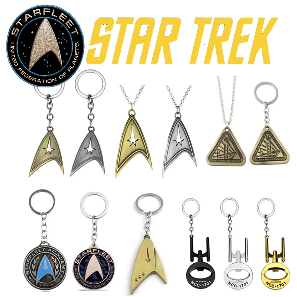 Movie-Star-Trek-Metal-Logo-Keychain-Necklace-Admiral-Command-Division ...