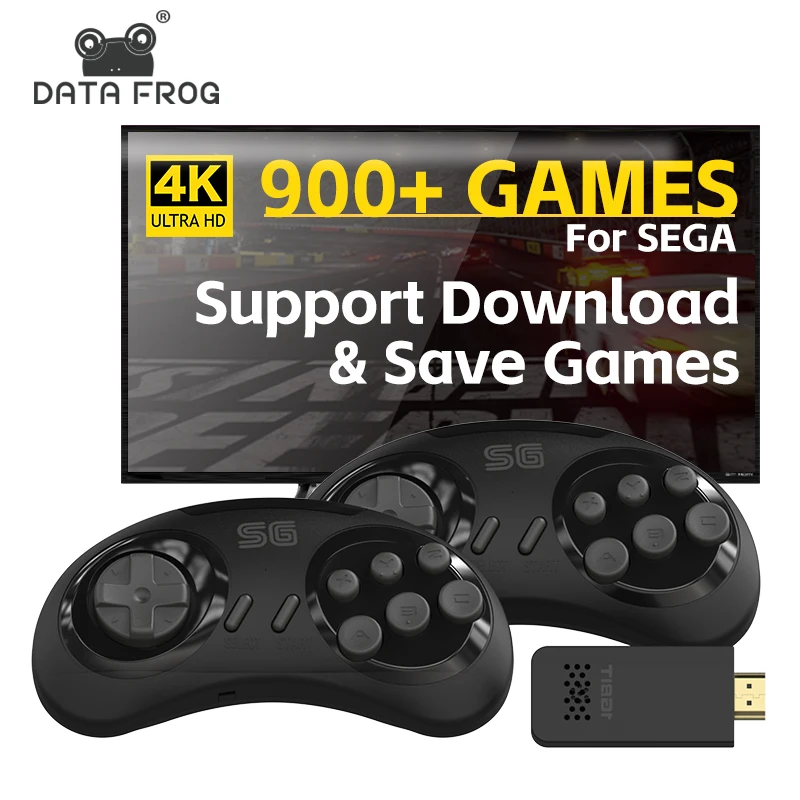 DATA-FROG-16-bit-Wireless-Retro-Video-Game-Console-For-Sega-Genesis ...