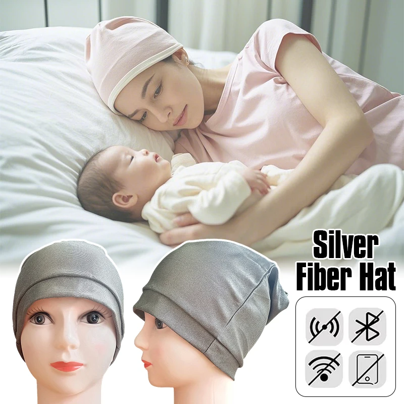 Anti Radiation Hat Silver Fiber Emf Electromagnetic Wave Rfid Shielding ...