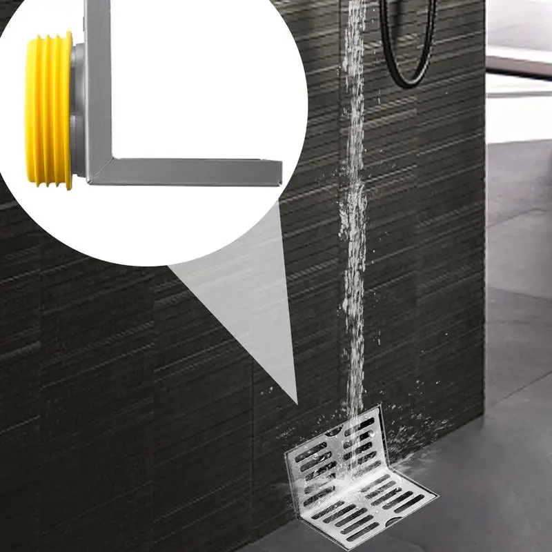 L-Shaped-Side-Drainage-Corner-Floor-Drain-For-Balcony-Wall-304 ...