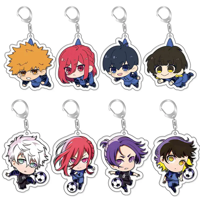 Cartoon-Anime-BLUE-LOCK-Arcylic-Keychain-Kawaii-Figures-Isagi-Yoichi ...