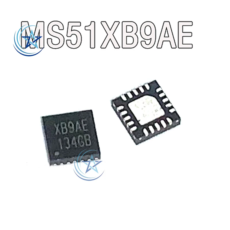 20PCS New and original MS51XB9AE Silkscreen XB9AE Microcontroller IC MCU 8BIT 16KB FLASH 20QFN ...