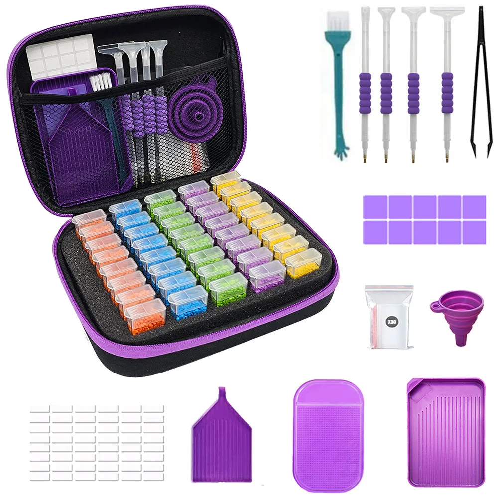 Diamond-Painting-Tool-Set-Storage-Bag-30-40pcs-Round-Square-Bottles ...