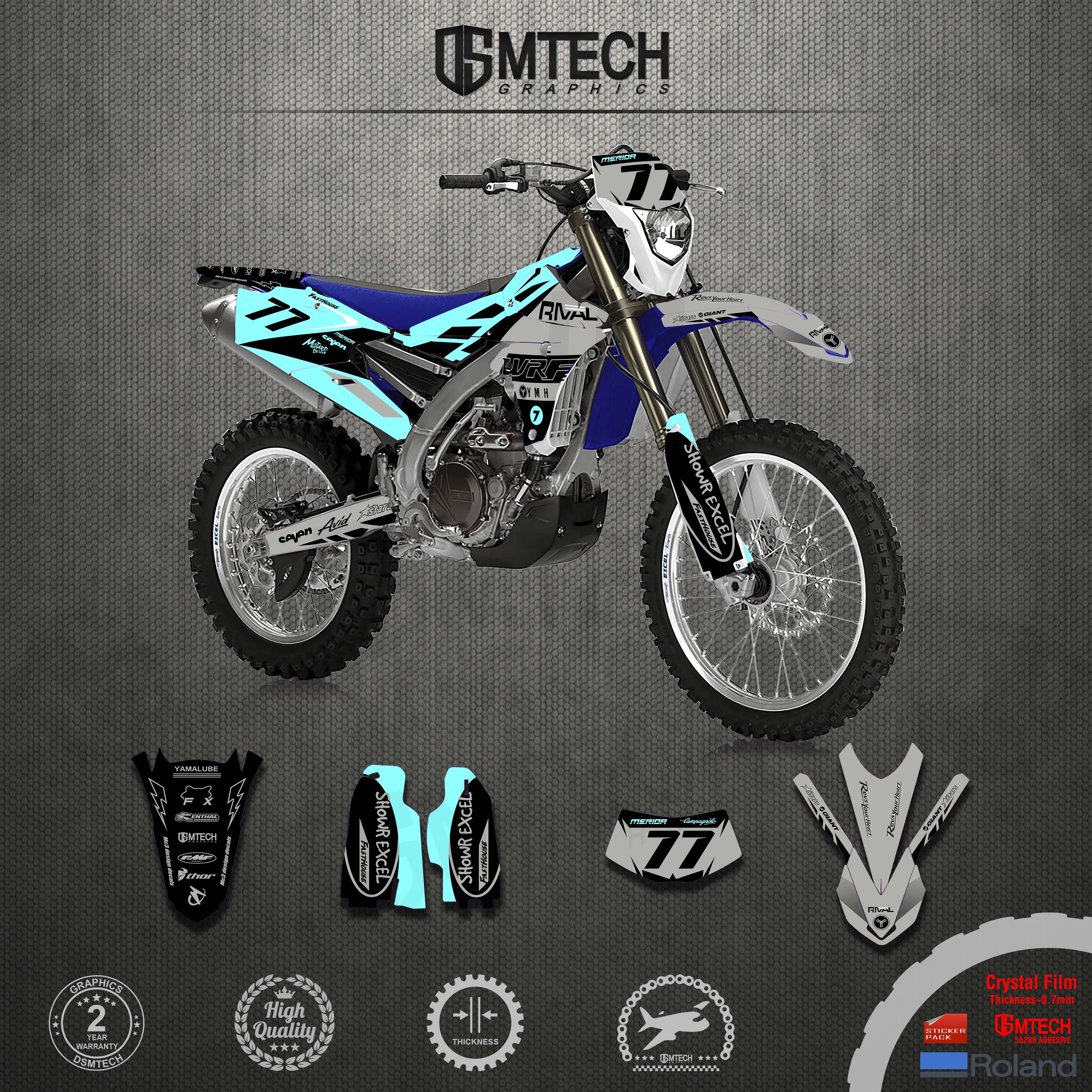 DSMTECH-Motorcycle-team-Backgrounds-Graphics-Stickers-Decals-kits-For ...