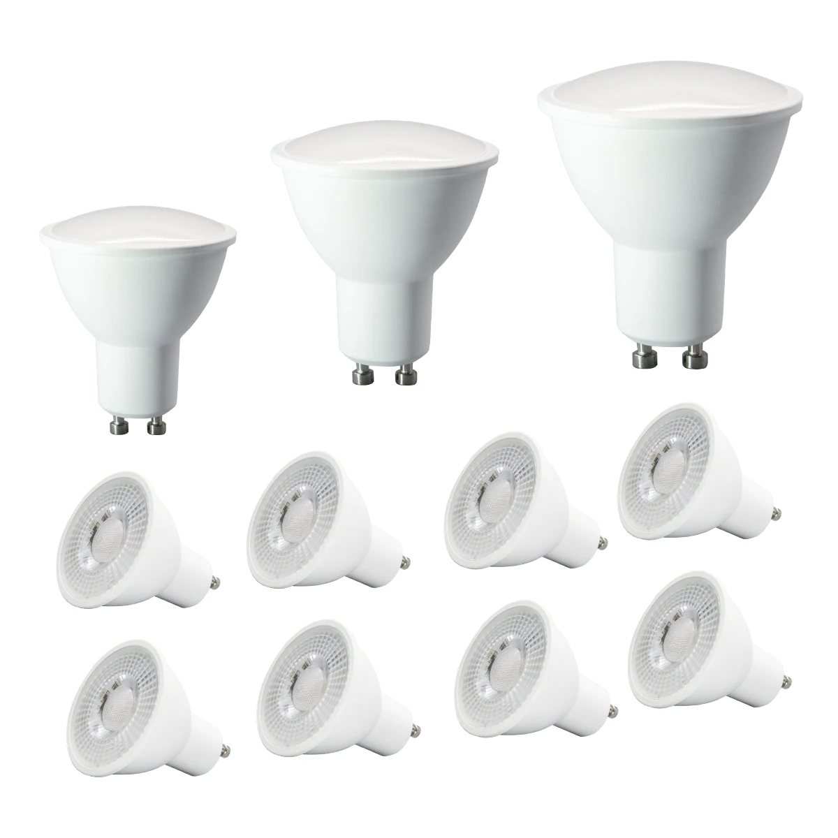 24PCS GU10 Bulb Led Spotlight Lamp Dimmable GU10 6000K 4000K AC220V ...