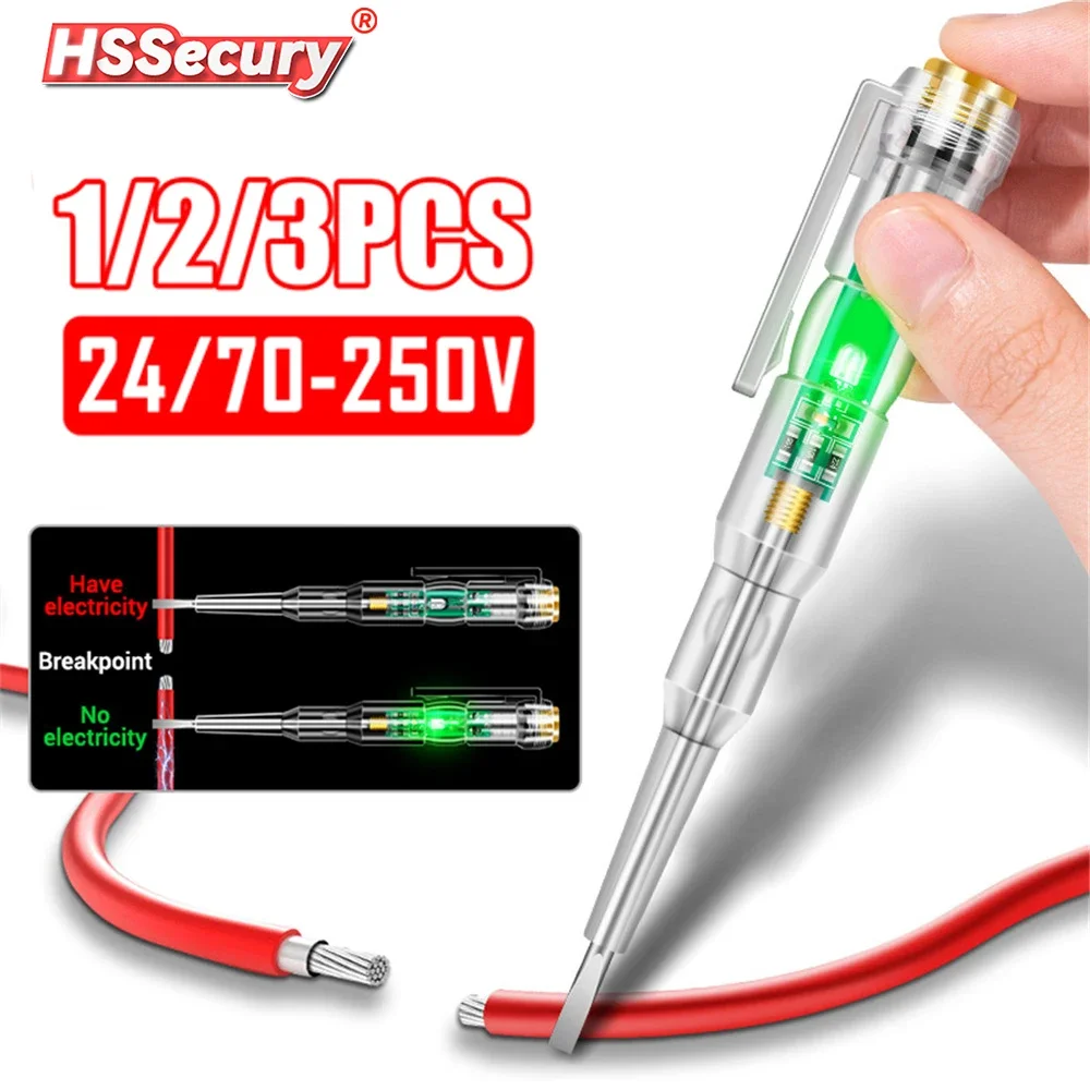 1-2-3pcs-Intelligent-Voltage-Tester-Pen-24-70-250V-Induction-Power ...