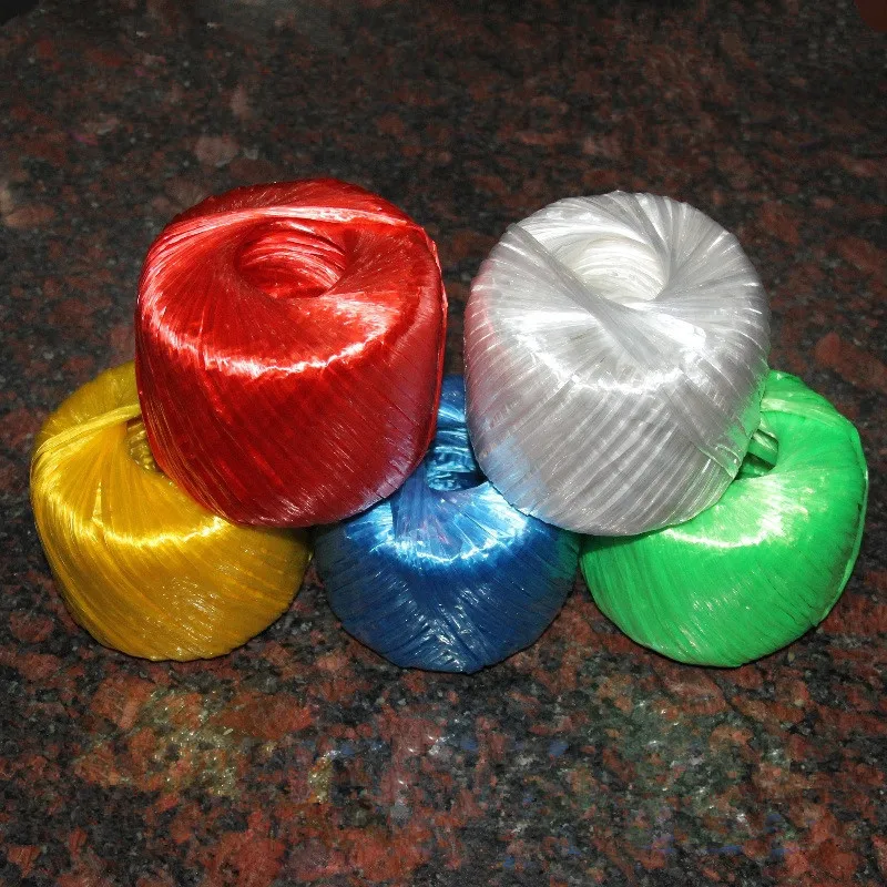 8 Color 170m/roll Color Plastic Rope Ball Band Imitation Raffia Yarn ...