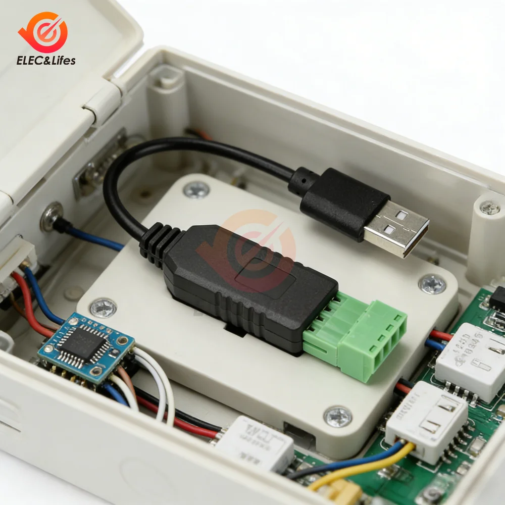 High-Speed USB to RS485 Converter With CH340 Chip Plug-and-Play Support ...