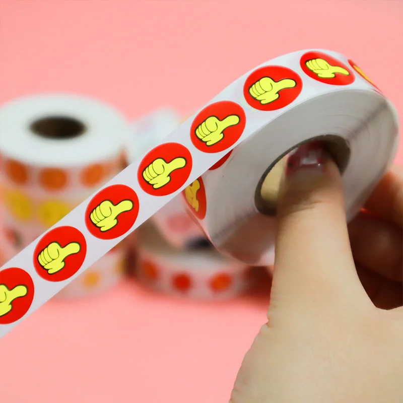 1000pcs-Reward-Stickers-Thumbs-UP-Stickers-Teacher-Stickers-Incentive ...