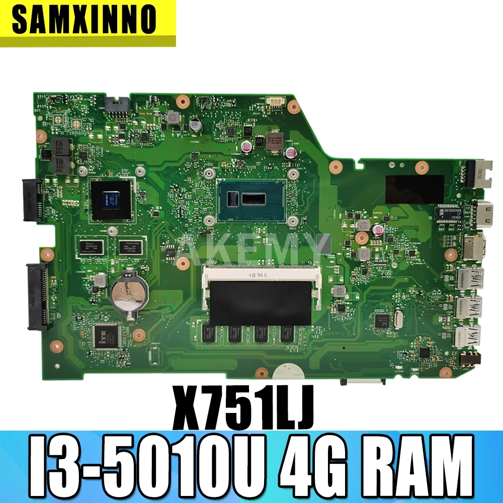 X751LJ Mainboard REV 2.3 For Asus X751LX R752LA R752LD X751LN X751LD ...
