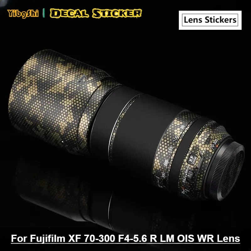 For Fuji 70300 Premium Decal Skin for FUJIFILM XF70-300 F4-5.6 R LM OIS ...
