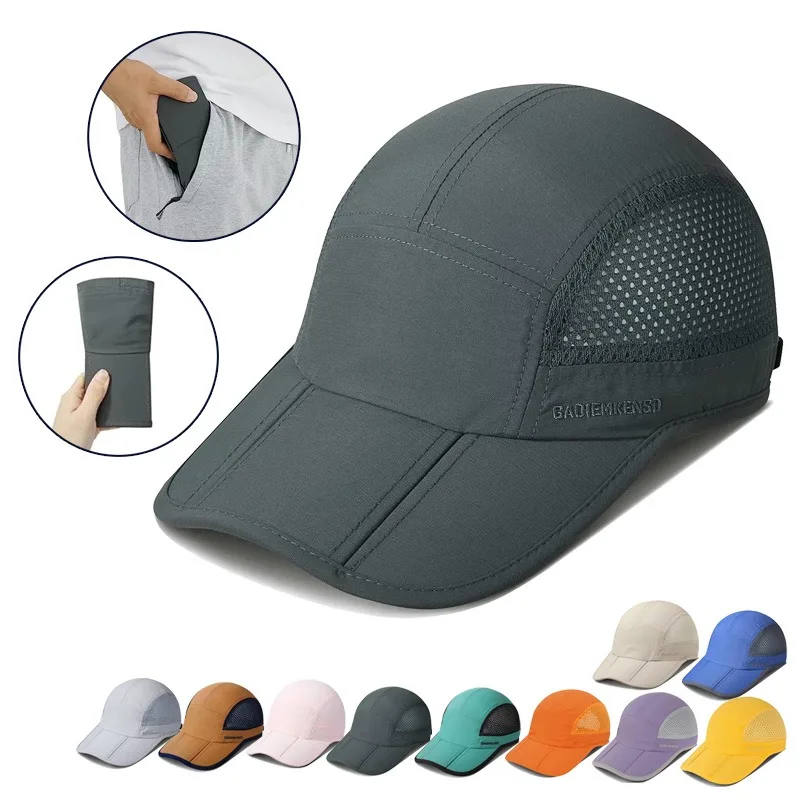 GADIEMKENSD-Quick-Drying-Foldable-Portable-Baseball-Caps-For-Men-Summer ...