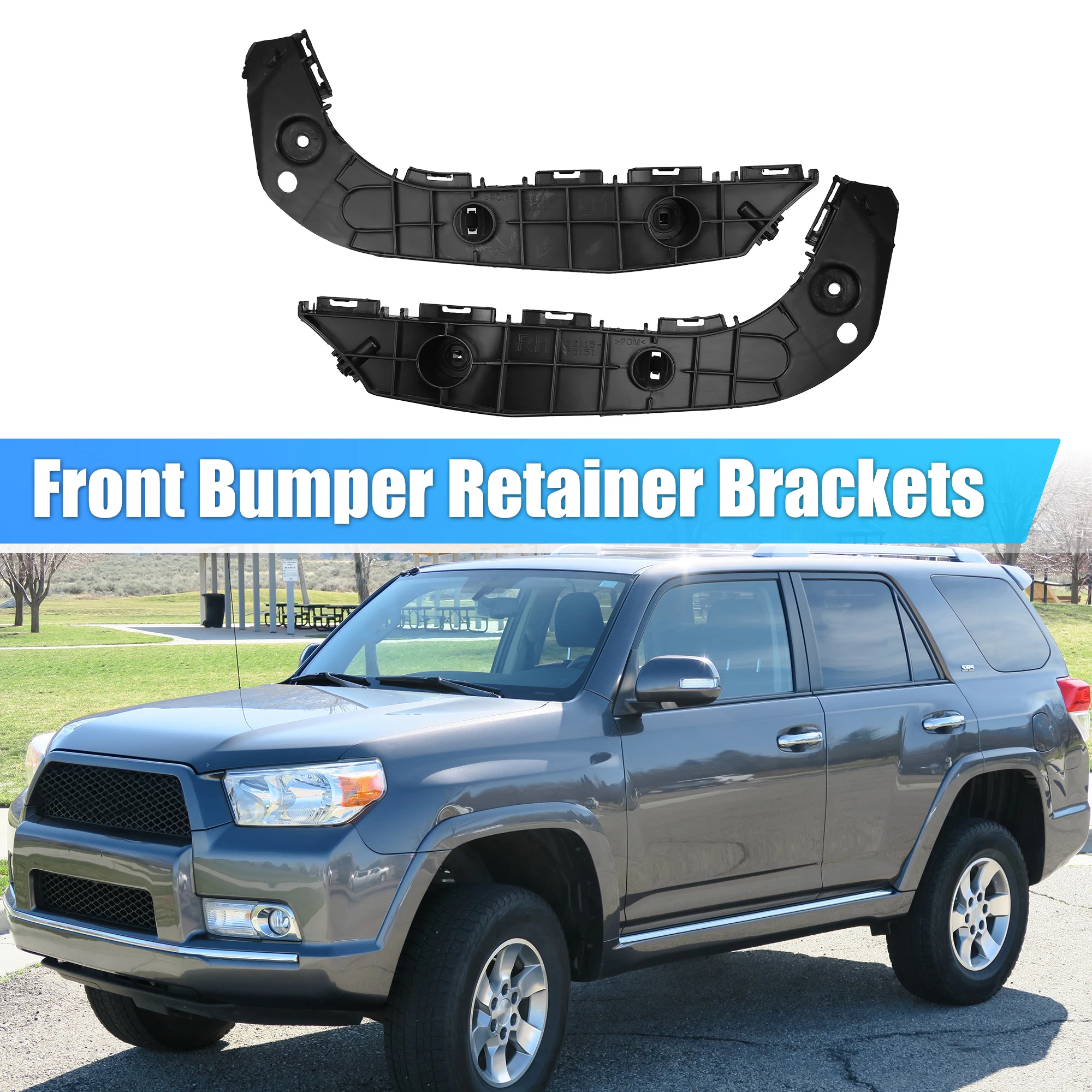 1-Pair-Left-and-Right-Side-Front-Bumper-Mounting-Support-Bracket ...