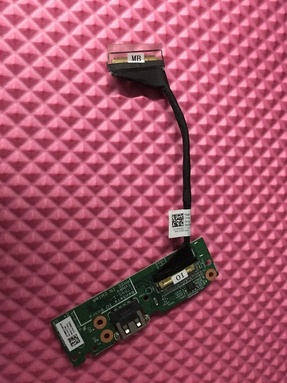 Original FOR Dell Inspiron 14 5481 Power Button USB SD Card Reader IO ...