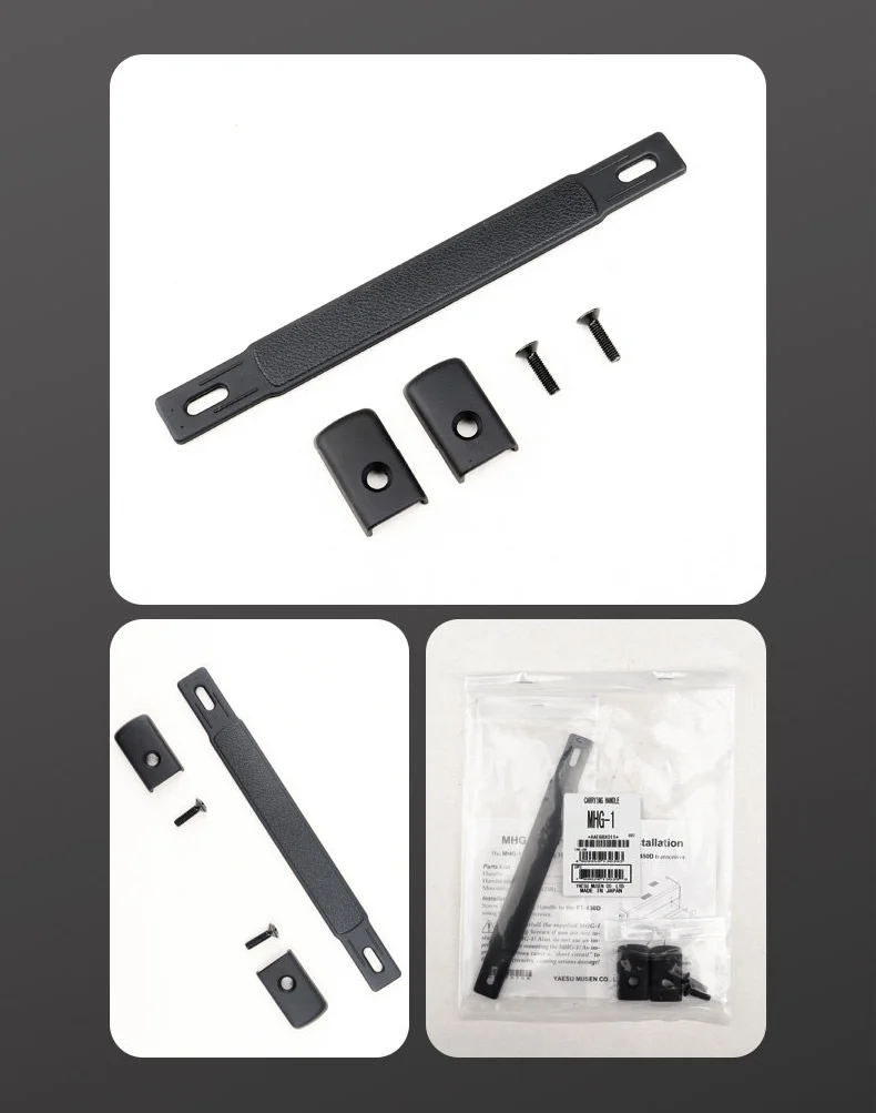 Yaesu MHG-1 Aluminum Carrying Handle - Secure Grip for Portable HF ...