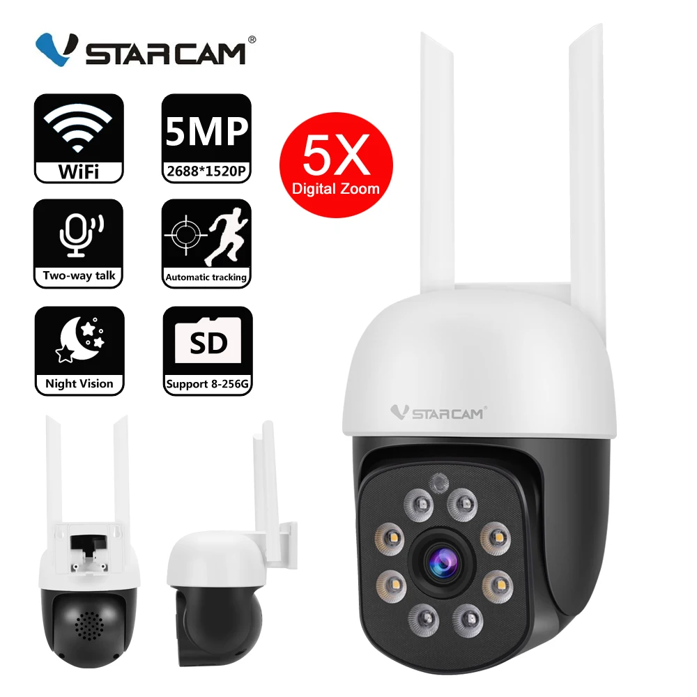 Vstarcam-5MP-PTZ-IP-Camera-P2P-RTSP-5X-Digital-Zoom-Wifi-Outdoor-AI ...