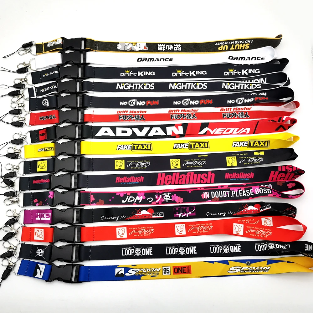 JDM-Style-Spoon-Racing-Lanyard-Neck-Lanyards-Keychains-Universal-For-Car-Keys-Phones-Performance ...