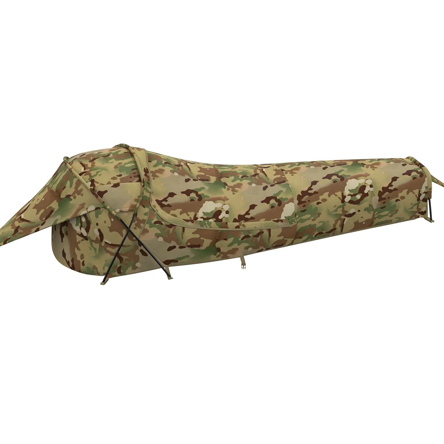 MT Military Hideaway Bivy Cover Stealth Compact Single-Pole Hooped Tent ...