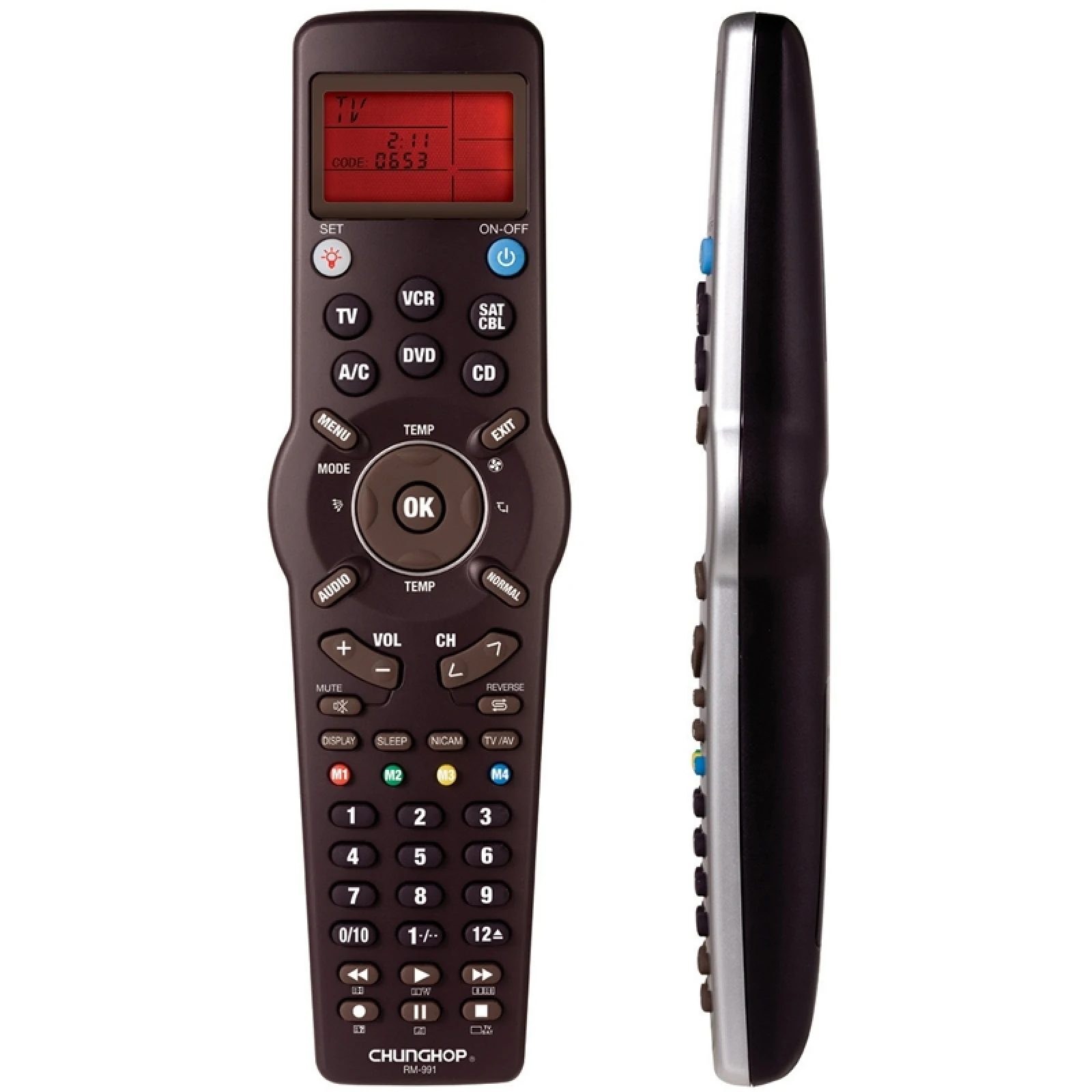 CHUNGHOP-RM-991-6-In-1-Universal-Learning-Infrared-Universal-Remote ...