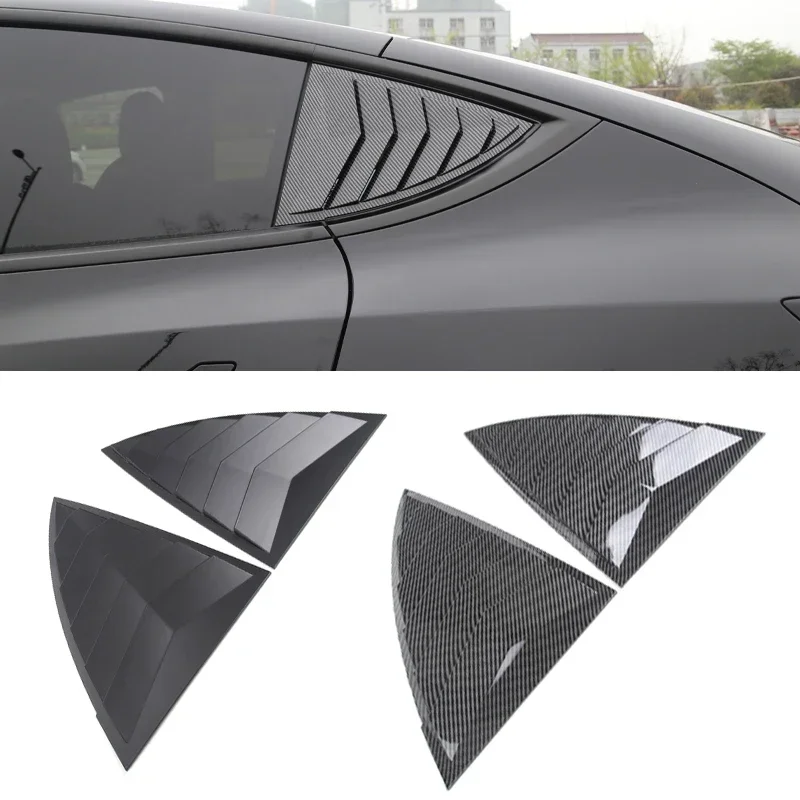 For-Tesla-Model-Y-Car-Rear-Window-Shutter-Cover-Trim-Window-Louver-Side ...
