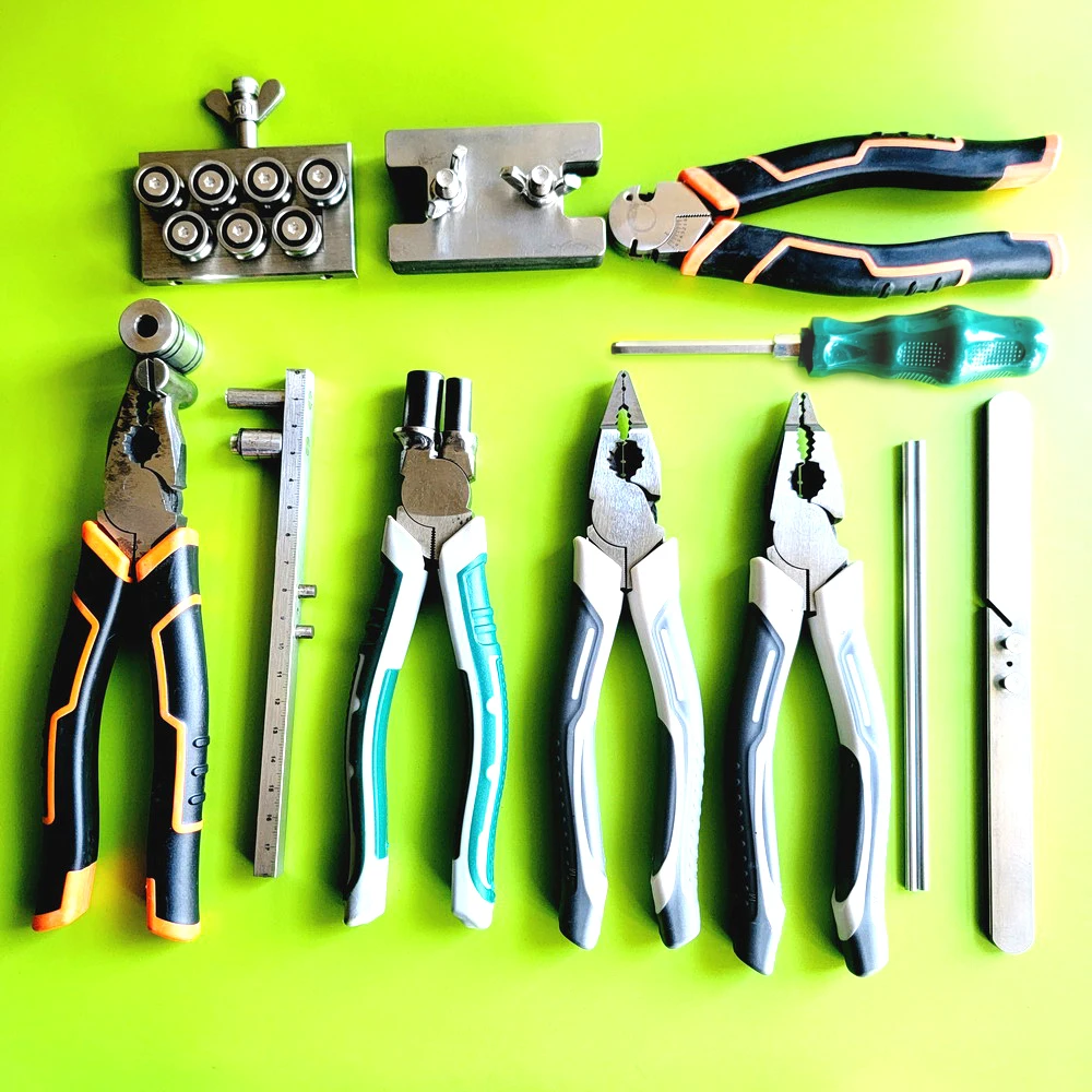 Handmade-DIY-Metal-Stainless-Steel-Wire-Keychain-Set-of-Tools-Making ...