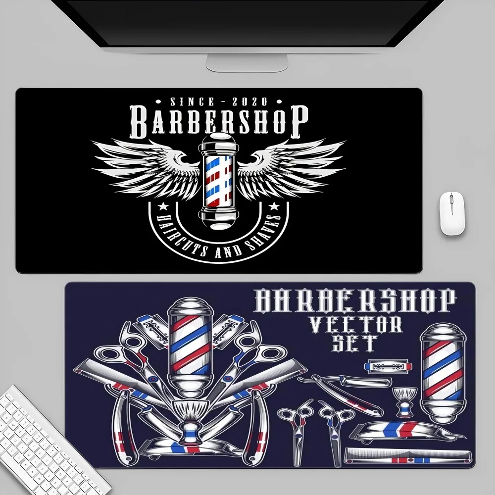 Barber-Shop-Retro-INS-Tide-Large-Thickened-Mouse-Pad-Oversized-Gaming ...