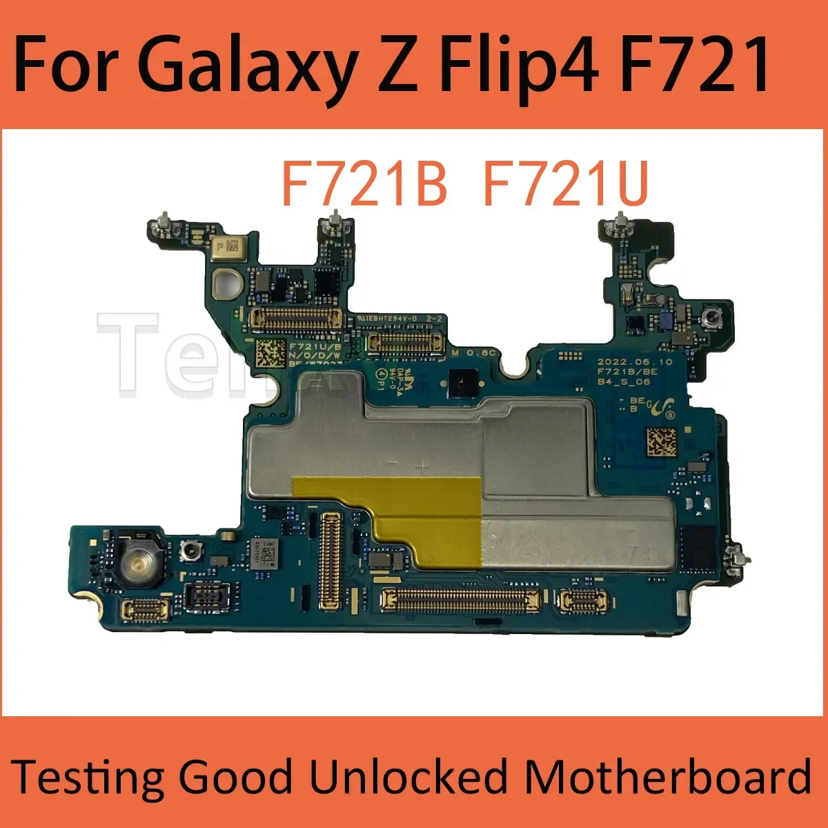 For-Samsung-Galaxy-Z-Flip-4-F721B-F721U-Unlocked-Motherboard-Full-Chips ...
