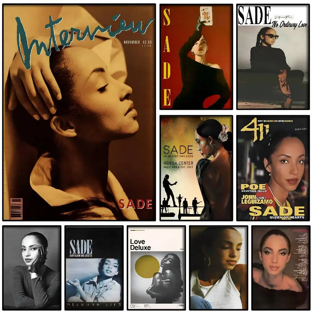 Band S-Sade Adu Singer Poster Paper Print Home Living Room Bedroom ...
