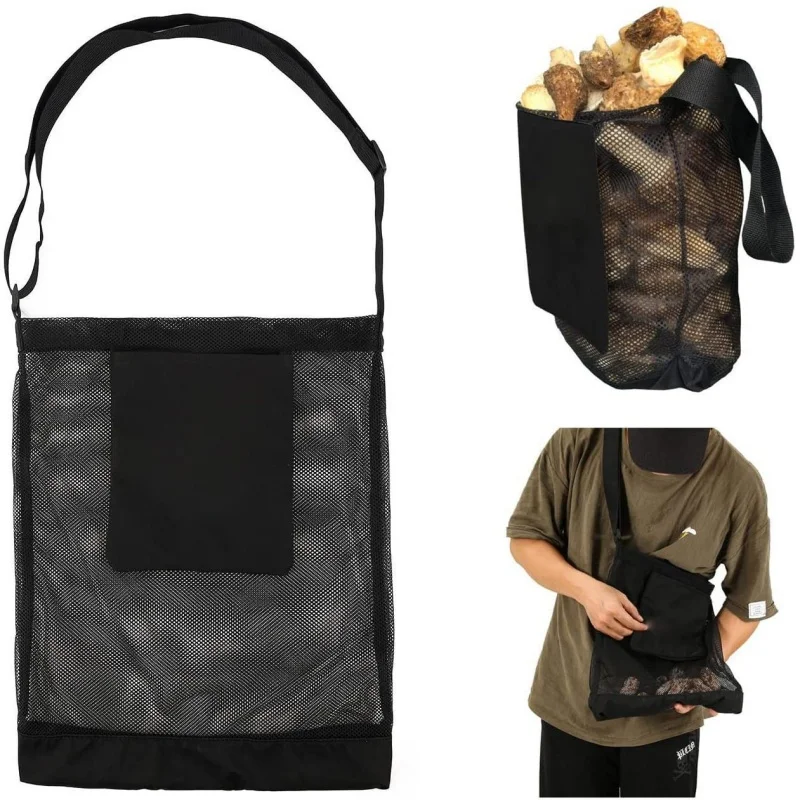 Mushroom-Foraging-Bag-para-Outdoors-Mesh-Hunting-Pouch-com-al-a-de ...