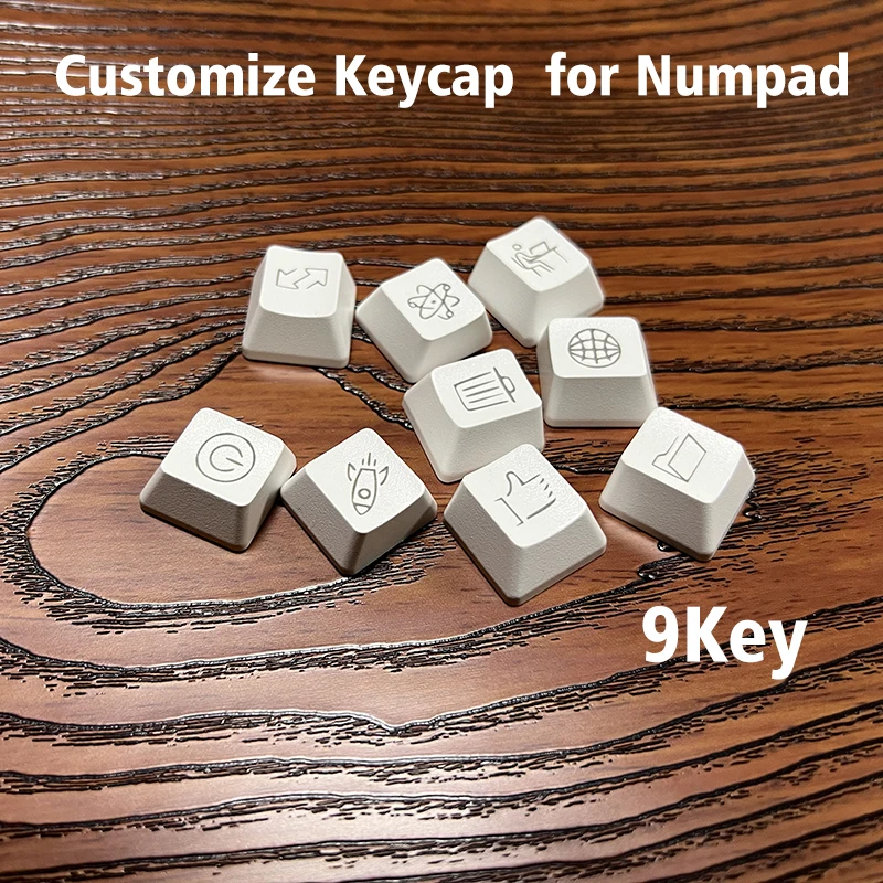 Customize-Keycap-for-Mini-Numpad-1-9-White-Black-MX-Switch-R3-Designer ...
