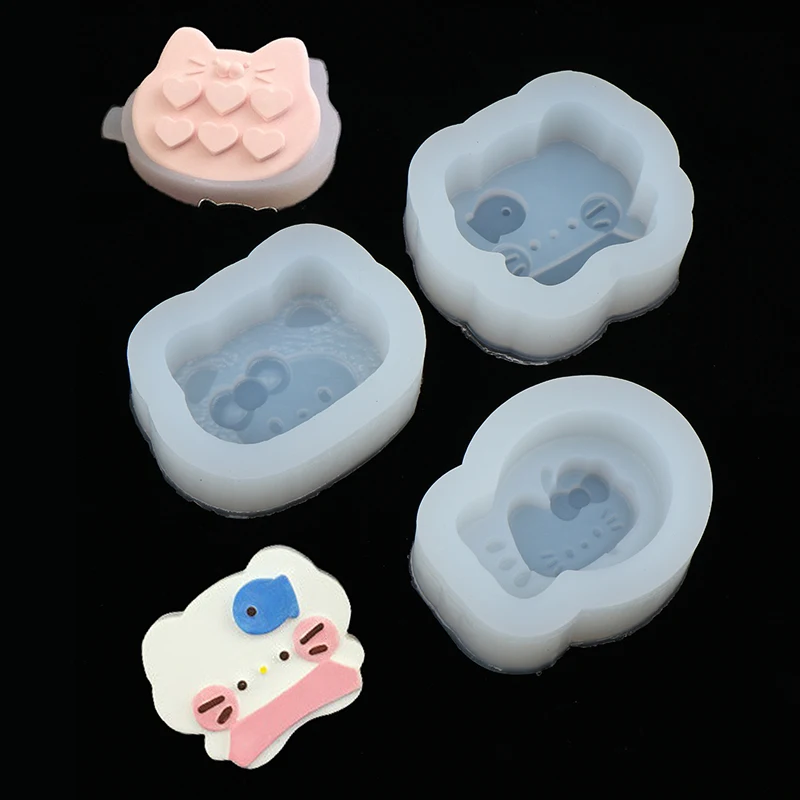 Cartoon-Hello-Kitty-Silicone-Candle-Molds-Cute-Cat-Crafts-Resin-Mold ...