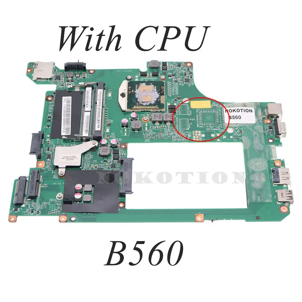 Laptop Motherboard For LENOVO Ideapad B560 10203-1 48.4JW06.011 MAIN ...