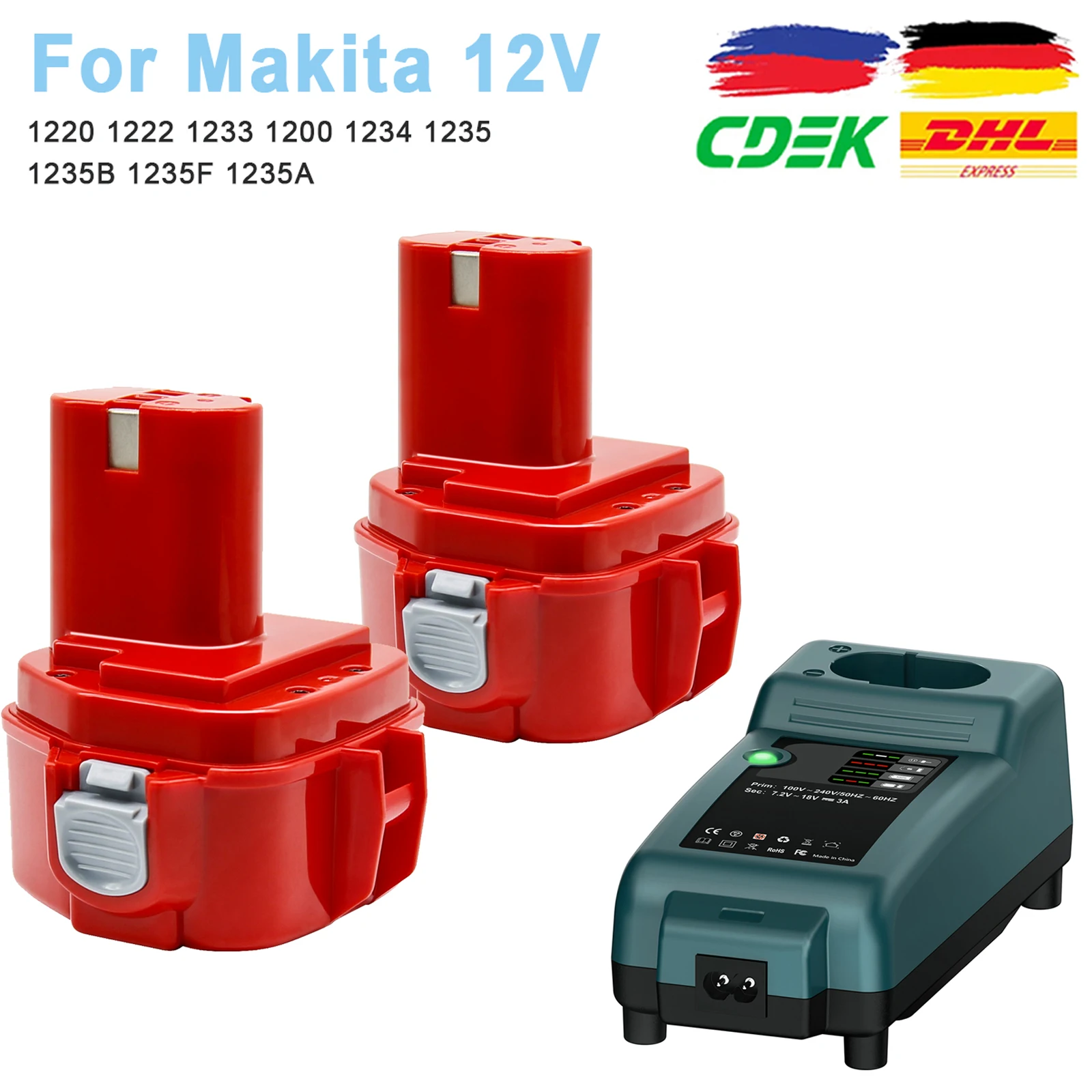 12V-3000mAh-NI-MH-Rechargeable-Battery-for-Makita-12V-Cordless-Drills ...