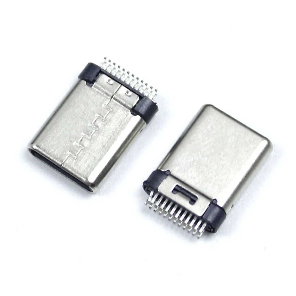 5pcs New USB 3.1 Type C 24Pin USB-C Male Plug Connector SMT Type USB ...