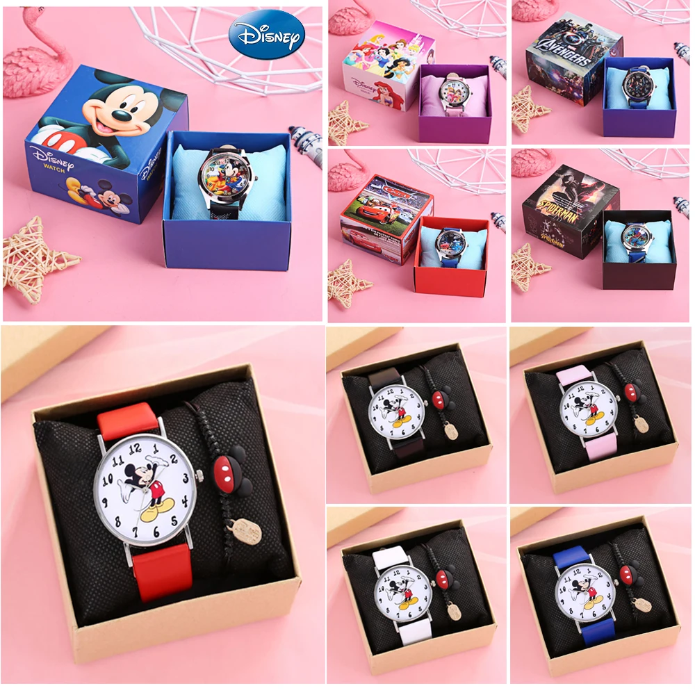 Disney-Mickey-Mouse-watch-Minnie-Mouse-Anime-Figure-Children-watch-For ...