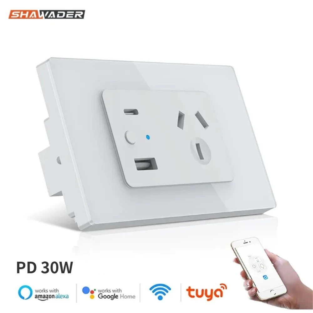 Shawader-Wi-Fi-AU-Plug-Argentina-Outlet-Smart-Tuya-Power-Wall-Socket ...