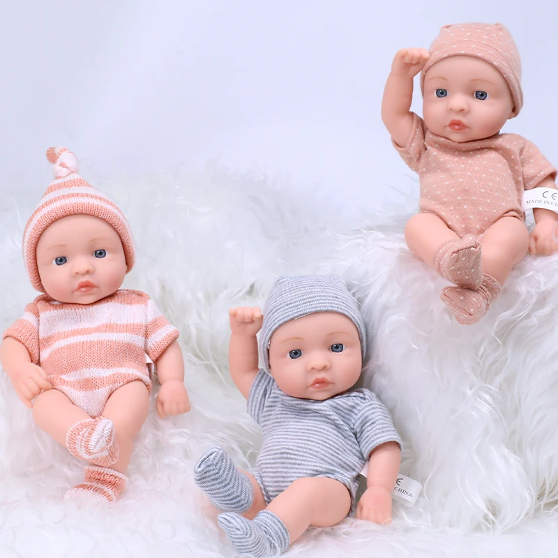 20cm-Baby-Silicone-Reborn-Dolls-Toys-Cute-Expression-Yawn-Lifelike ...