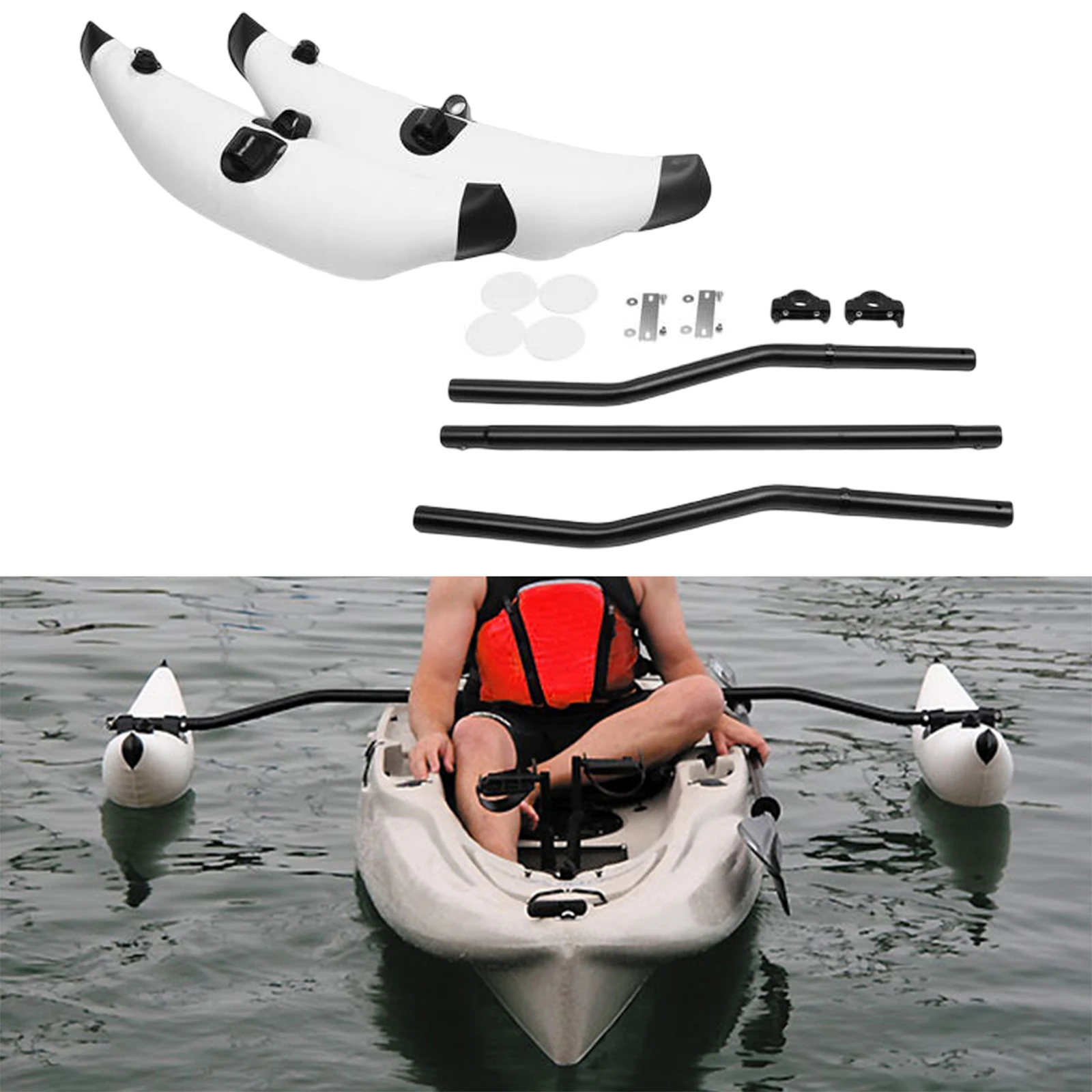 Kayak Float: Inflatable stabilizer for safe and stable kayaking ...