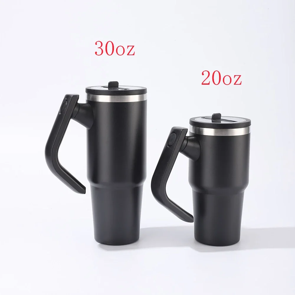 2PCS Tumbler Bottle Stainless Steel Car Mug 30oz/20oz With Rotable ...