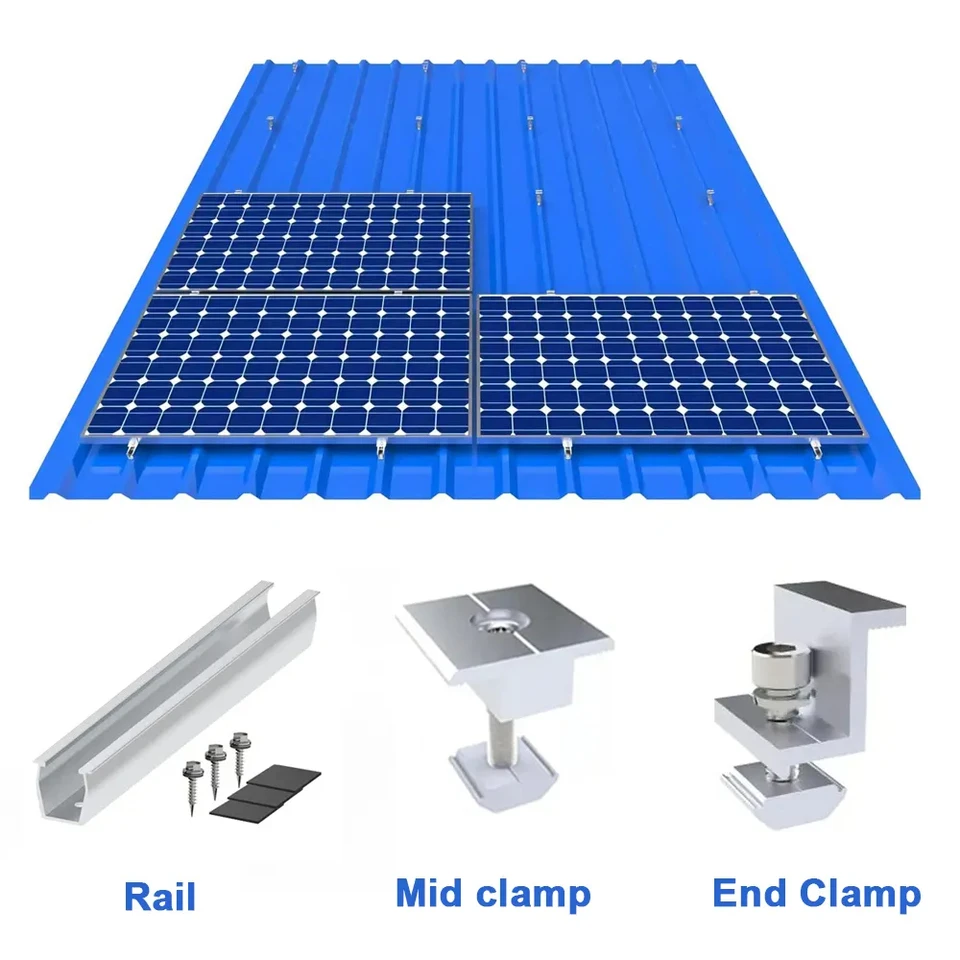Solar Pv Modules 12pcs 30mm Height Aluminum Solar Module Terminals With ...