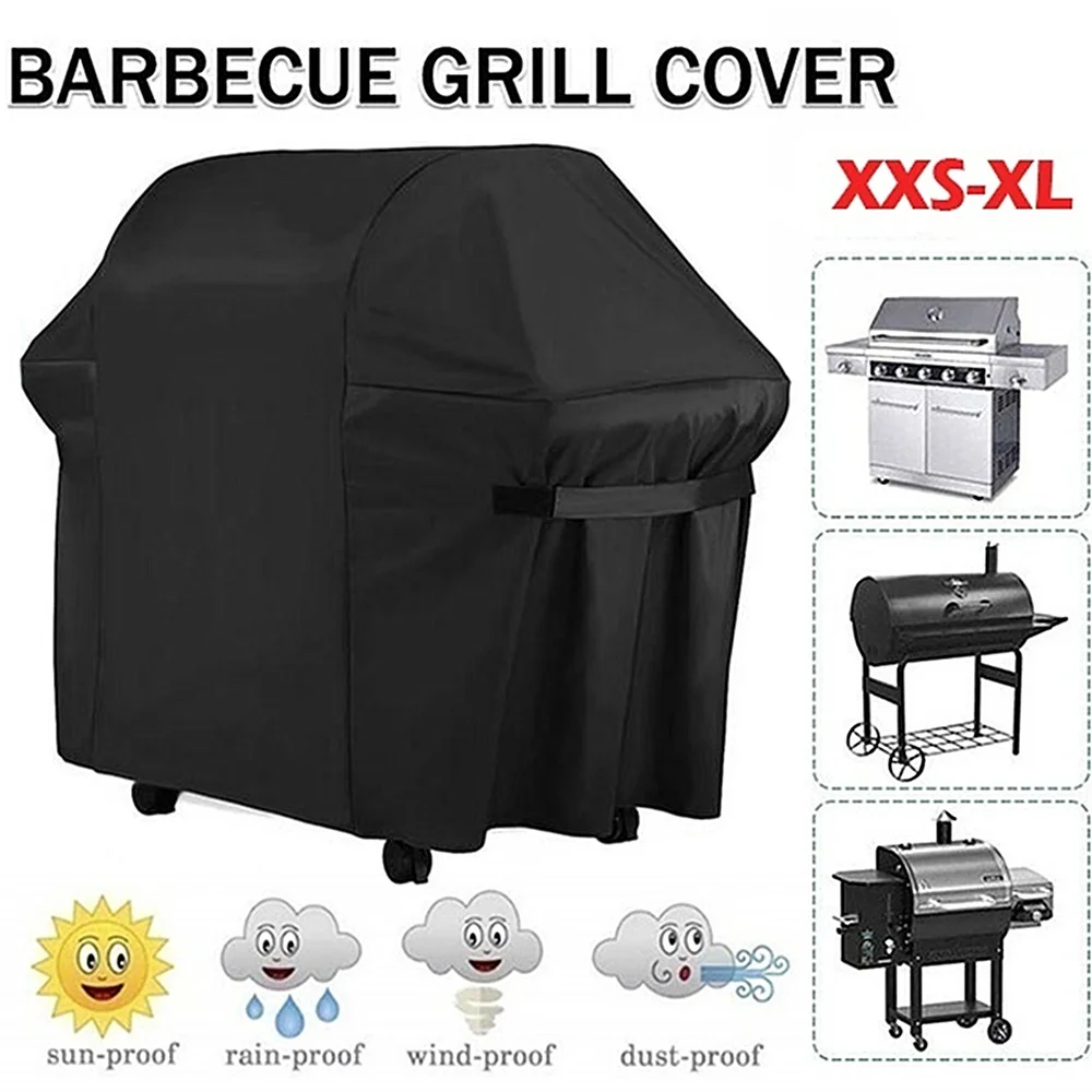 BBQ Grill Cover Barbecue Cover Dustproof Waterproof Windproof Fabric ...