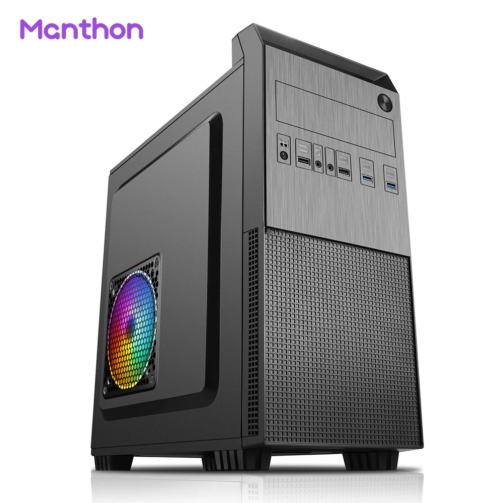 New-Design-PC-Case-Full-Mid-Tower-Gaming-Pc-Case-Gaming-With-Rgb-Fans-M ...